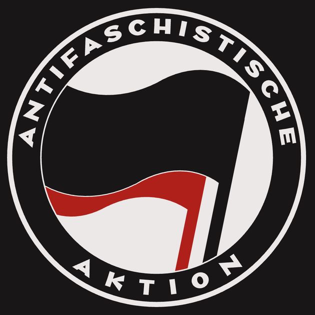 Antifa Flag Logo Design Template — Customize it in Kittl
