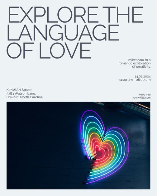 Art Exhibition Poster Design Template — Customize it in Kittl