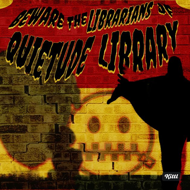 Beware The Librarians Of Quietude Library Poster Design Template ...