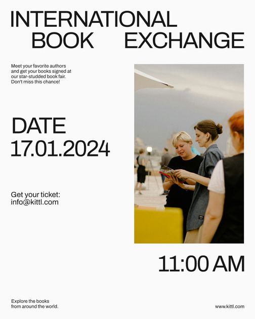 Book Fair Poster Design Template — Customize it in Kittl