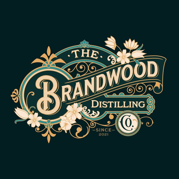 Brandwood Distilling Co. - Floral Logo Design Template — Customize it ...