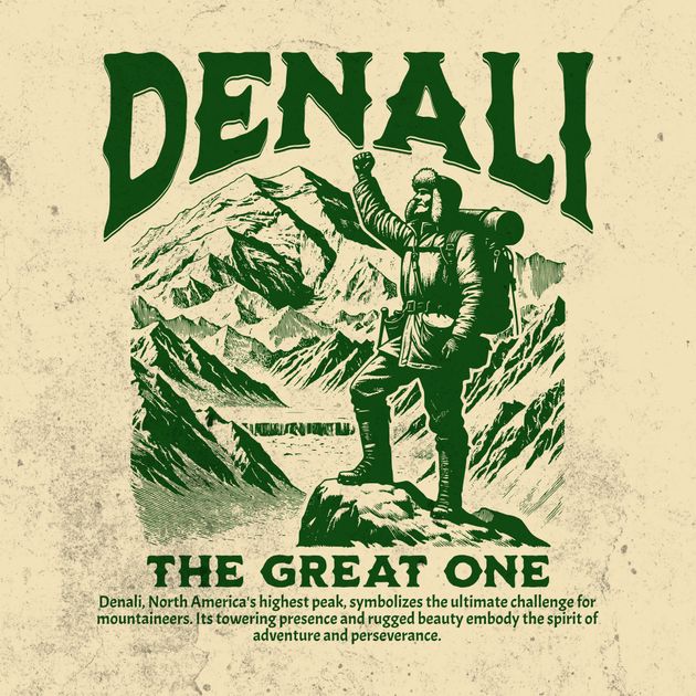 Climbing Denali Design Template — Customize it in Kittl