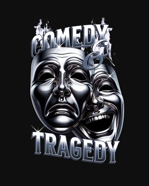 Comedy Tragedy Design Template — Customize it in Kittl