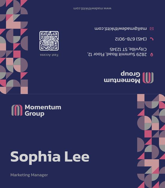 Corporate Place Cards Design Template — Customize it in Kittl