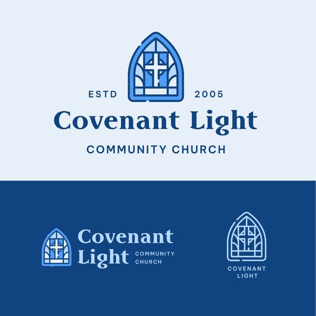 Covenant Light Community Church Logo Design Template — Customize it in ...