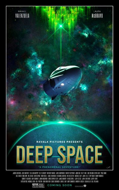 Deep Space Poster Design Template — Customize it in Kittl