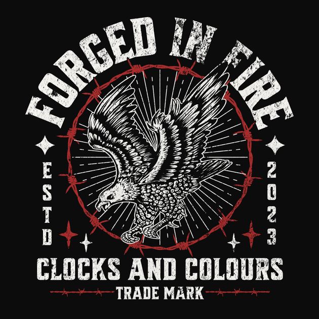 FORGED IN FIRE COOL T-Shirt Design Template — Customize it in Kittl