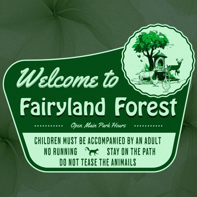 Fairyland Forest Sign Logo Design Template — Customize it in Kittl