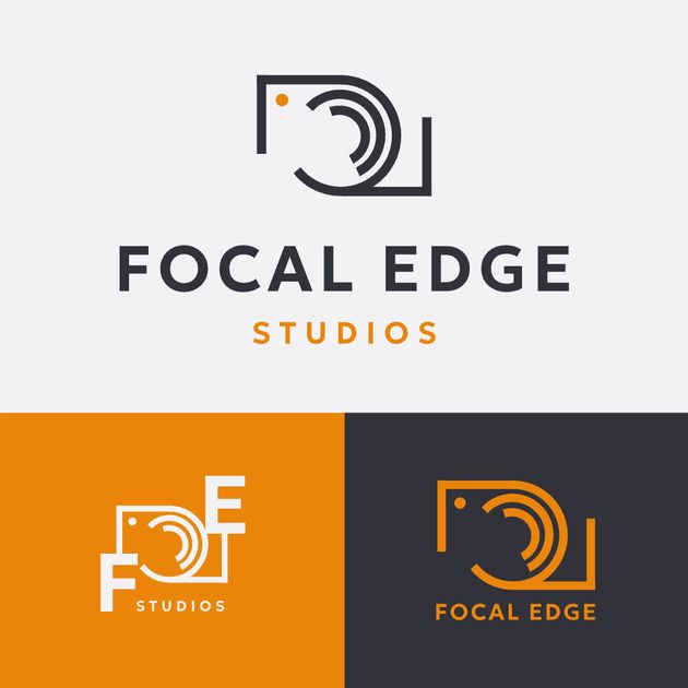 Focal Edge Studios - Photography Logo Design Template — Customize it in ...