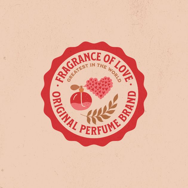 Fragrance of Love - Perfume Badge Logo Design Template — Customize it ...