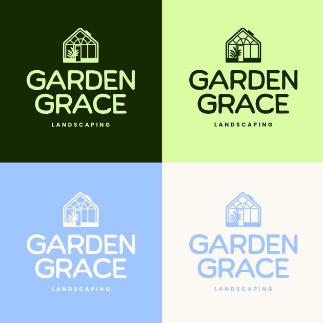 Garden Grace - Landscaping Logo Design Template — Customize it in Kittl