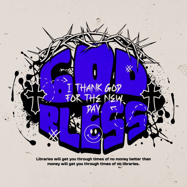 God Bless T-Shirt Design Template — Customize it in Kittl