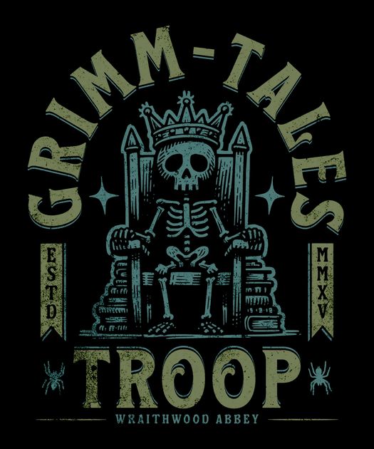 Grimm Tales Troop T-Shirt Design Template — Customize it in Kittl