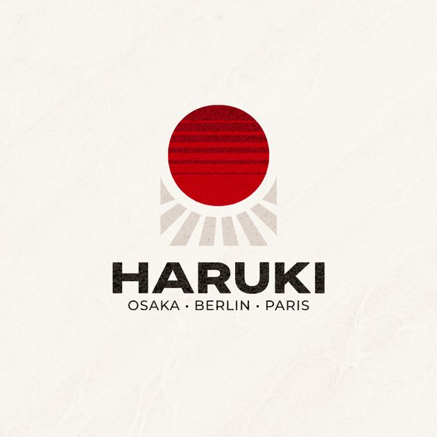 Haruki - Minimal Japanese Logo Design Template — Customize it in Kittl