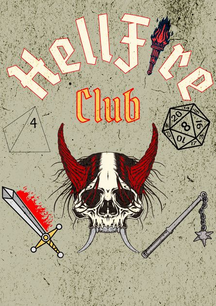 Hellfire club T-Shirt Design Template — Customize it in Kittl