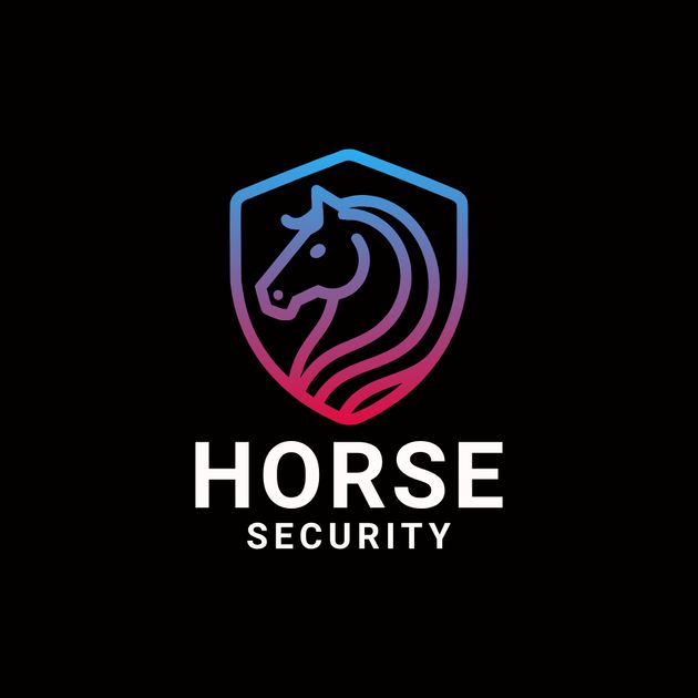 Horse Security Logo Design Template — Customize it in Kittl