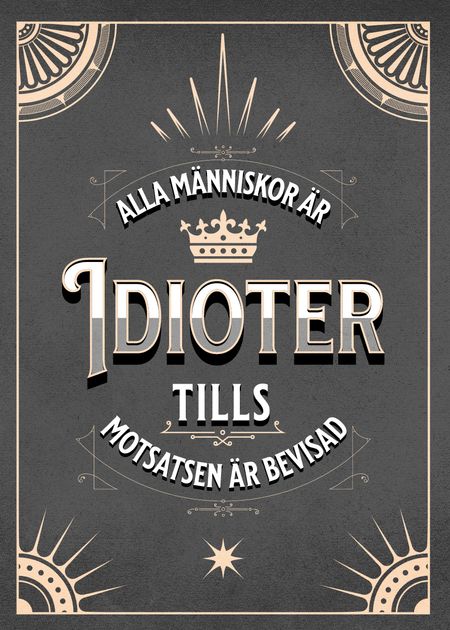 Idioter Poster Design Template — Customize it in Kittl