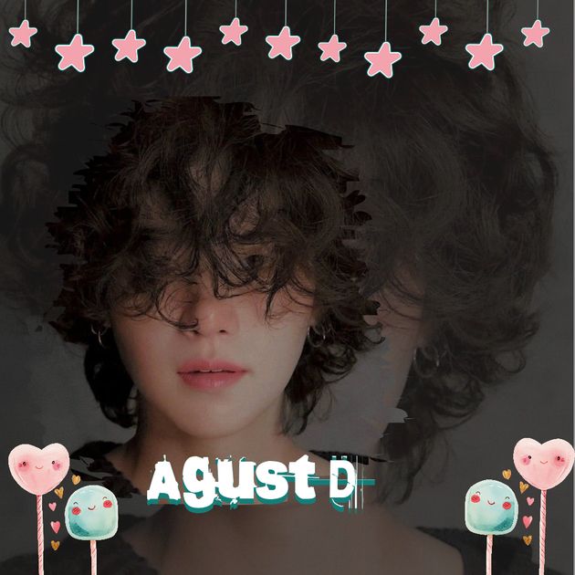 KPOP Photocard Challenge: Agust D Card Design Template — Customize it ...