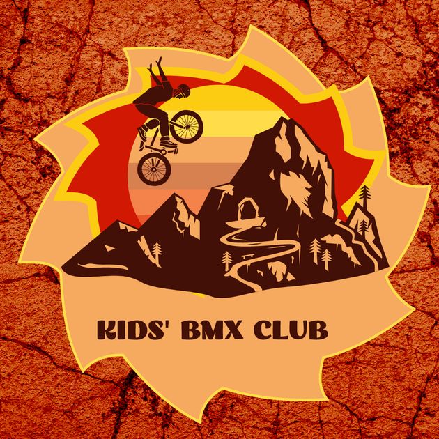Kids' BMX Club Logo Design Template — Customize it in Kittl
