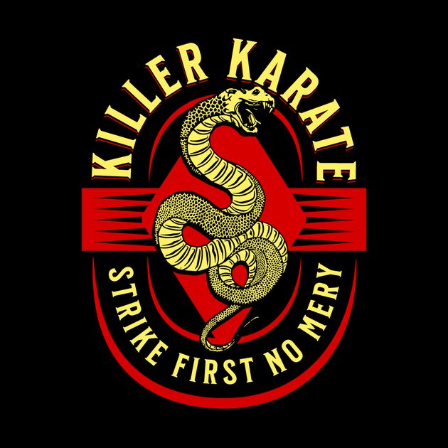Killer Karate - Snake T-Shirt Design Template — Customize it in Kittl