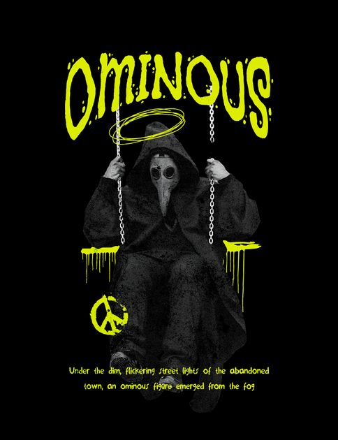 Ominous Design Template — Customize it in Kittl