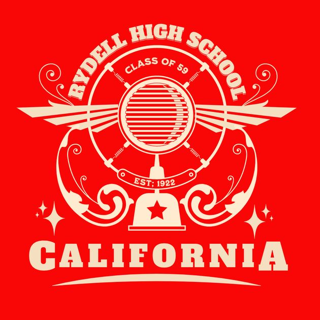 RYDELL HIGH SCHOOL T-Shirt Design Template — Customize it in Kittl