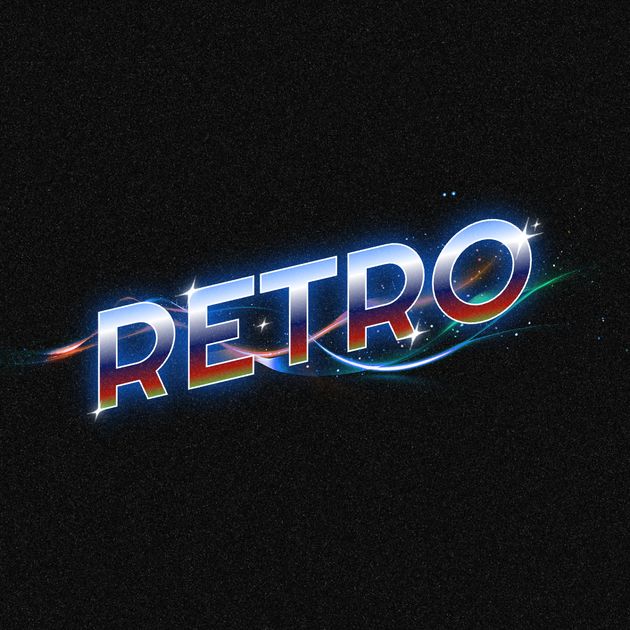 Retro Chrome Logo Design Template — Customize it in Kittl