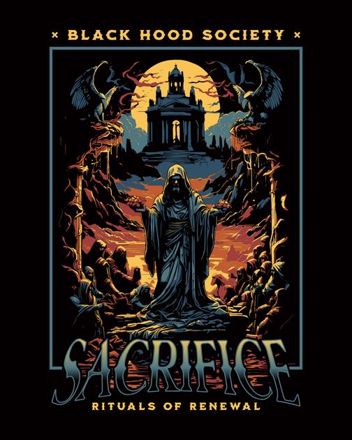 Sacrifice T-Shirt Design Template — Customize it in Kittl