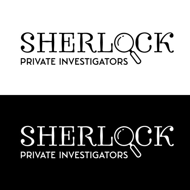 Sherlock Private Investigators Logo Design Template — Customize it in Kittl