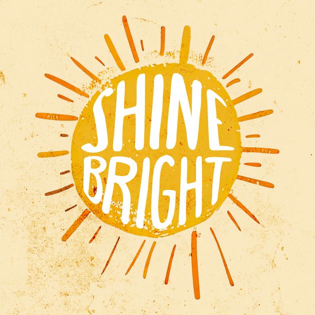 Shine Bright T-Shirt Design Template T-Shirt Design Template ...