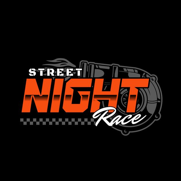 Street Night Race Design Template — Customize it in Kittl