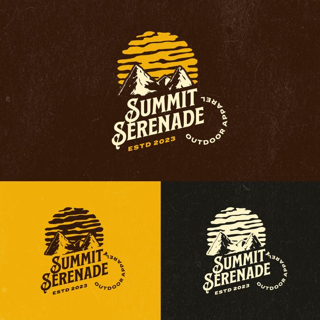 Summit Serenade Logo Design Template — Customize it in Kittl