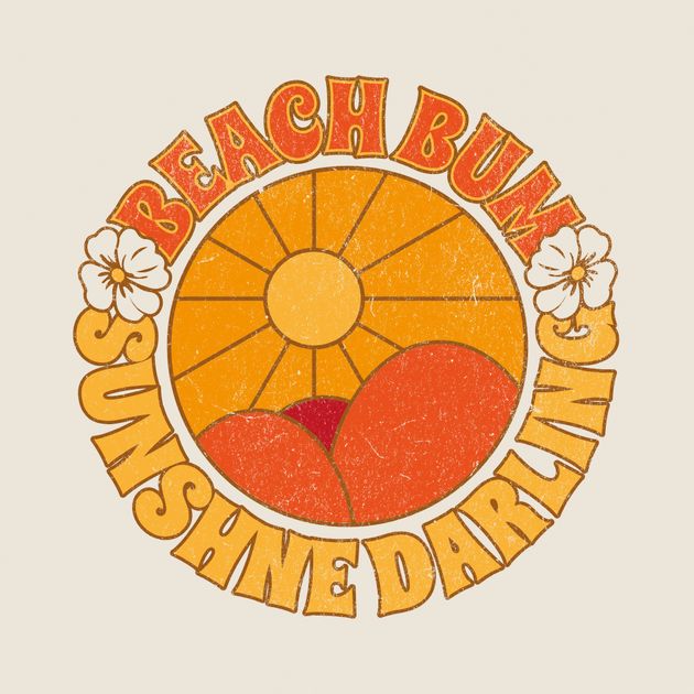 Sunshine Darling T-Shirt Design Template — Customize it in Kittl