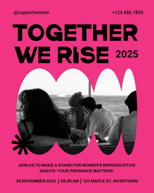 Together We Rise Design Template — Customize it in Kittl
