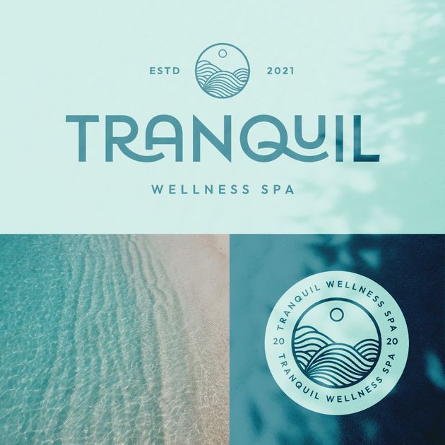 Tranquil - Spa Logo Design Template — Customize it in Kittl