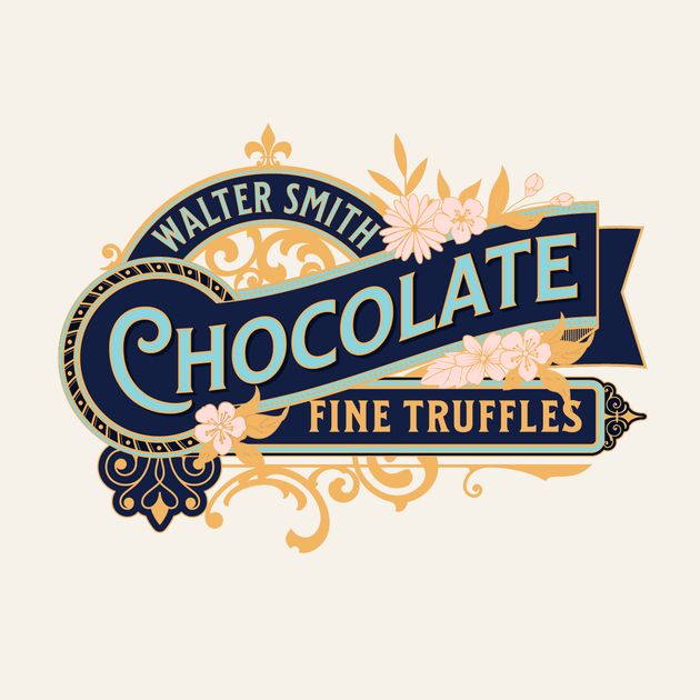 Chocolate Fine Truffles Logo Design Template — Customize it in Kittl