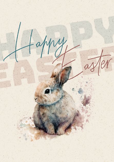 Elegant Easter Card Card Design Template Customize It In Kittl
