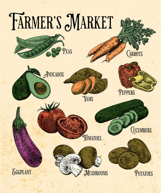 Farmers Market Poster Design Template — Customize it in Kittl