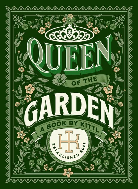Queen of the Garden - Book Cover Cover Design Template — Customize it ...
