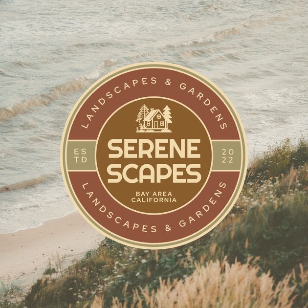 Serene Scapes - Landscaping Logo Design Template — Customize it in Kittl