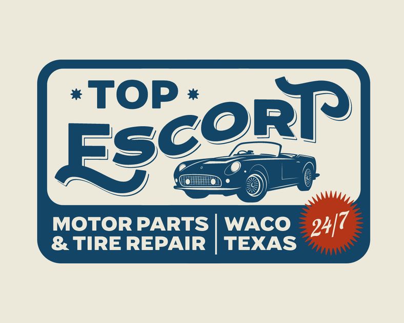 Top Escort Auto Shop - Classic Car Logo Design Template — Customize it ...