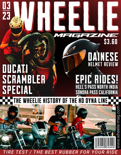 Wheelie Magazine Poster Design Template — Customize it in Kittl